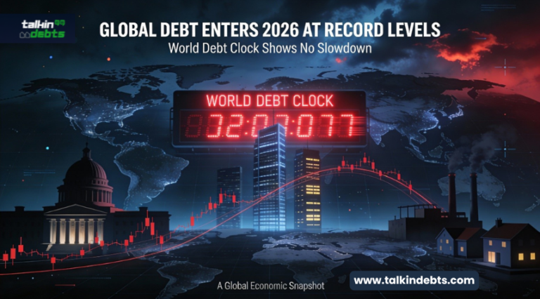 Global Debt Enters 2026 at Record Levels: World Debt Clock