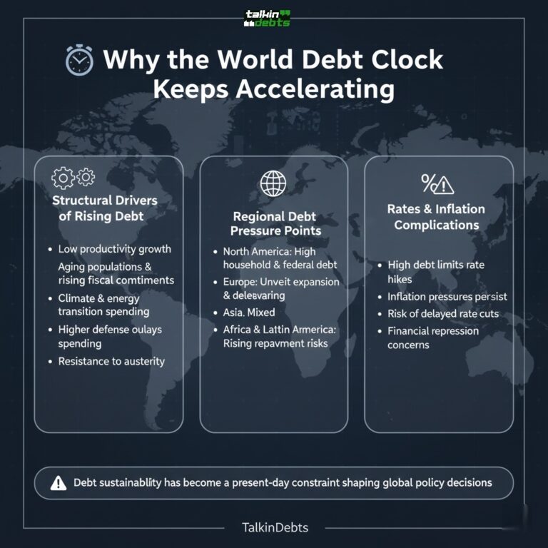 Global Debt Enters 2026 at Record Levels: World Debt Clock
